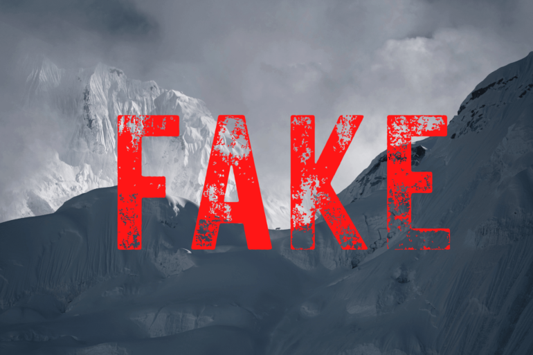 The Fake Snow Leopard : photomontage spread around the world – Alpine ...