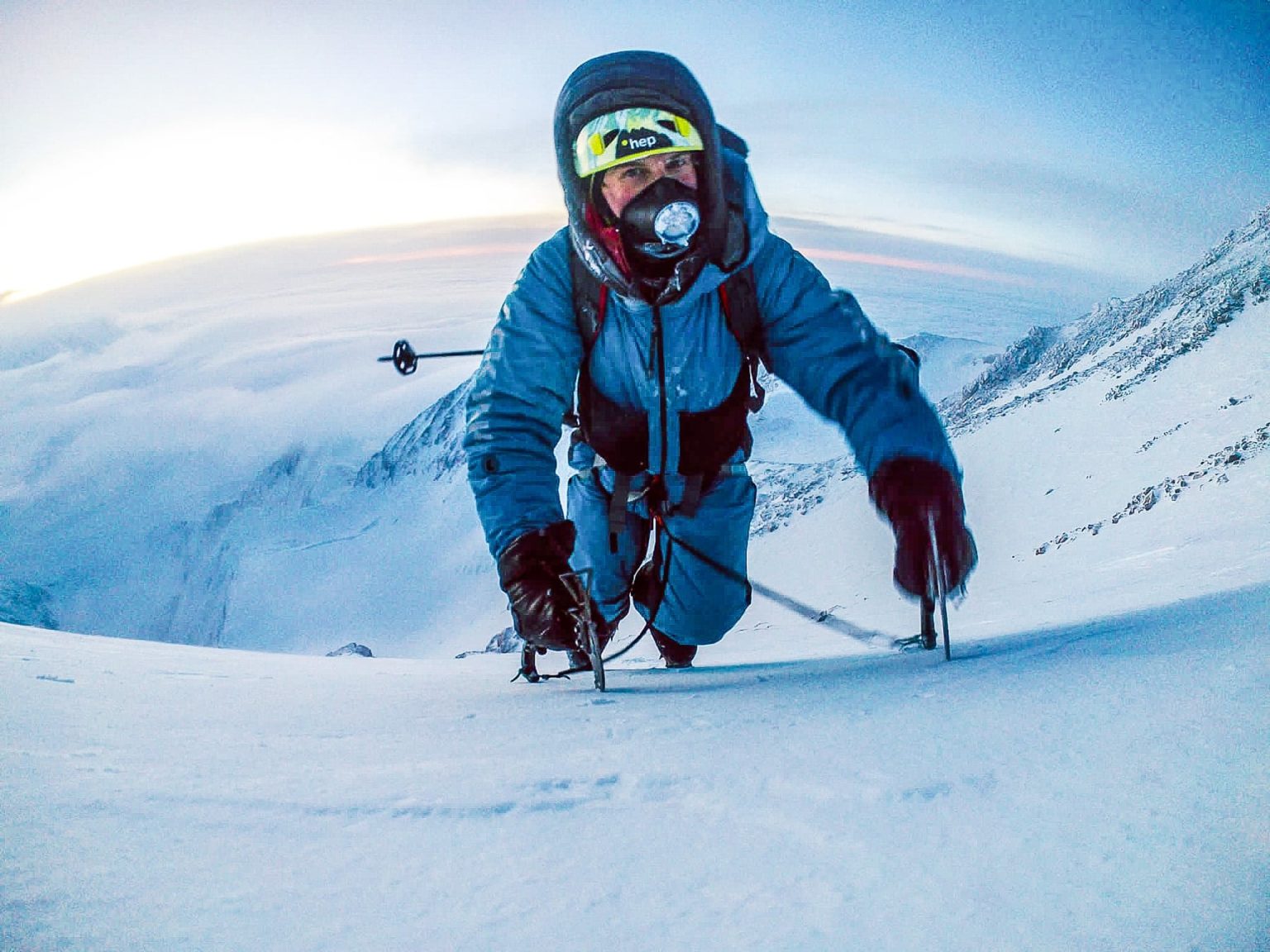 Jost Kobusch, 22 days alone and in winter on the Denali in Alaska ...